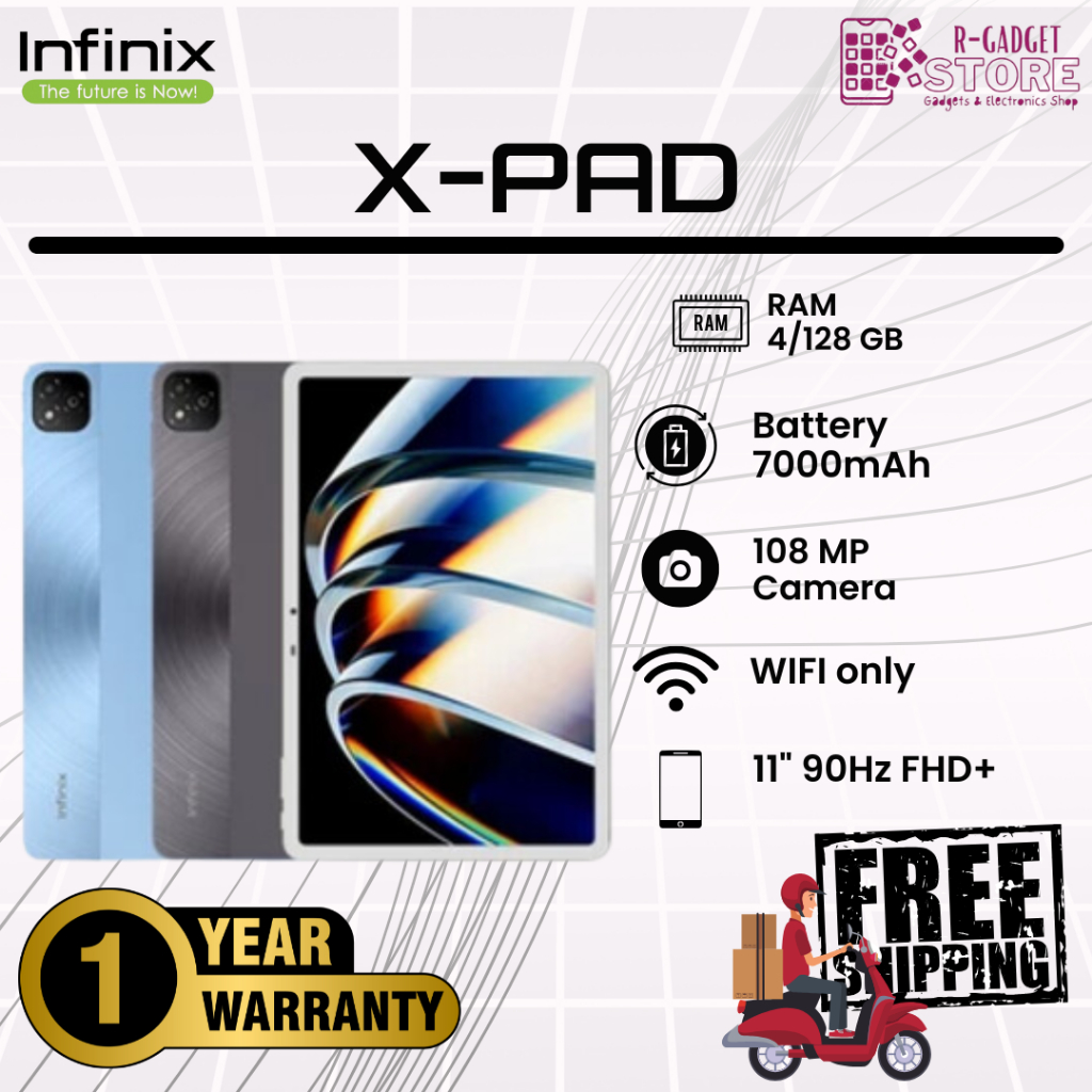 Jual INFINIX X-PAD WIFI ONLY [4/256GB] || GARANSI RESMI | Shopee Indonesia