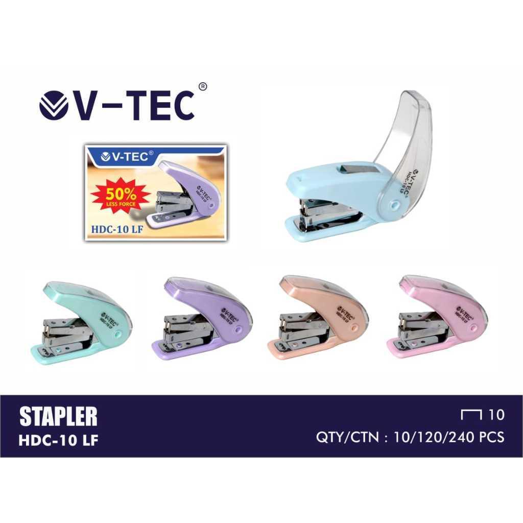 Jual STAPLES BUKU V-TEC HDC-10 LF WARNA PASTEL STAPLER JILID ISI ULANG | Shopee Indonesia