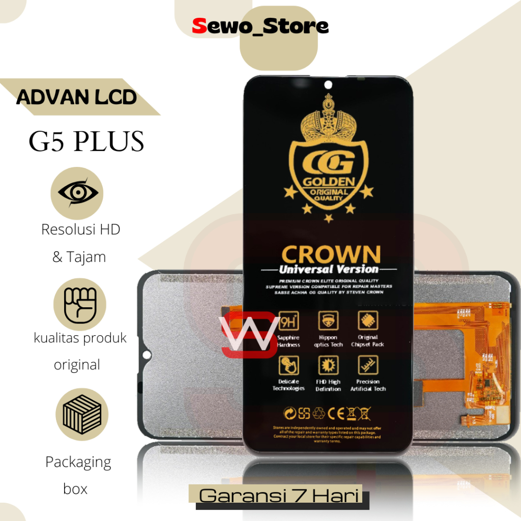 Jual LCD ADVAN G5 PLUS / TOUCHSCREEN ADVAN G5+ ORIGINAL FULLSET ...