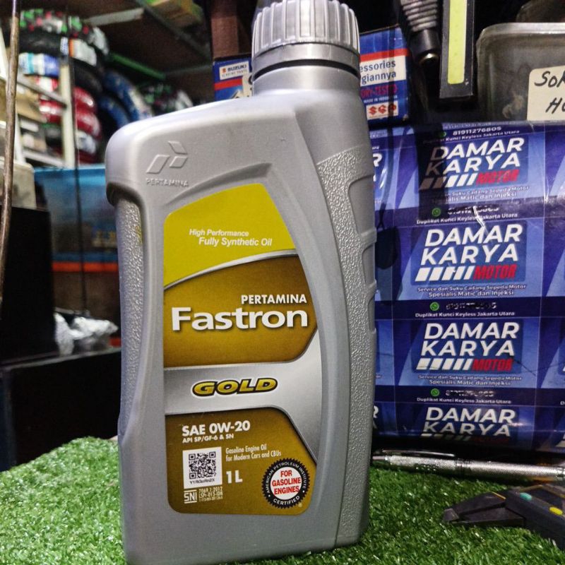 Jual FASTRON GOLD 0W-20 API SP/GF-6 DAN SN ORIGINAL | Shopee Indonesia