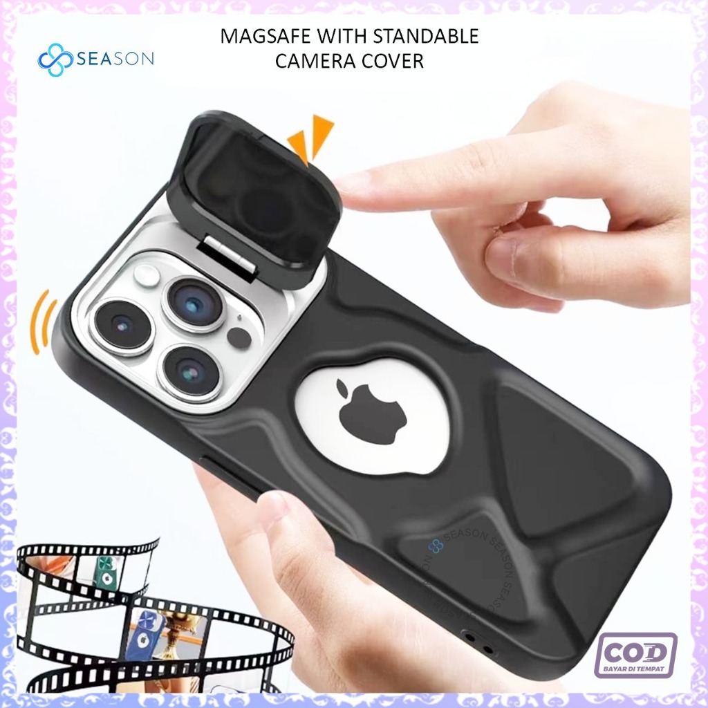 Jual Case IP 13 PROMAX Magsafe Macaron With Standable Camera Cover [S24 ...