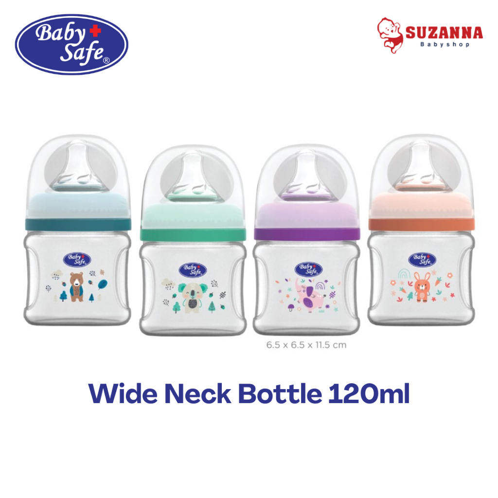 Jual BABY SAFE Bottle Wide Neck 120ml WN07 / BabySafe Botol Susu ...