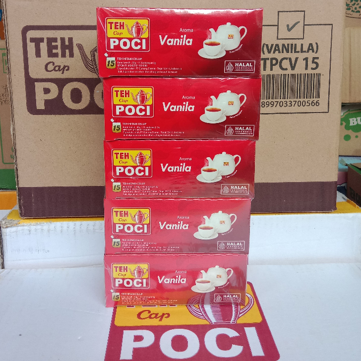 Jual TEH POCI CELUP ISI 15 KANTONG 1 PACK ISI 5 BOX | Shopee Indonesia