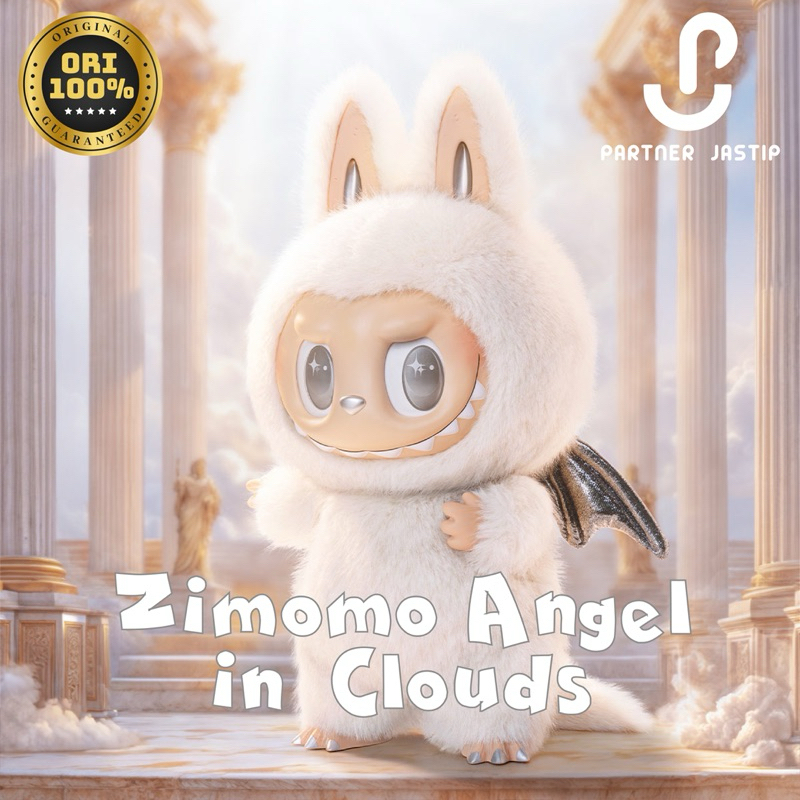 Jual Zimomo V2 The Monsters Angel in Clouds Plush Doll Pop Mart ...