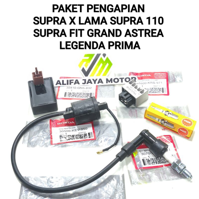 Jual KOIL + CDI + KIPROK + TUTUP BUSI + BUSI SUPRA X LAMA SUPRA 110 ...