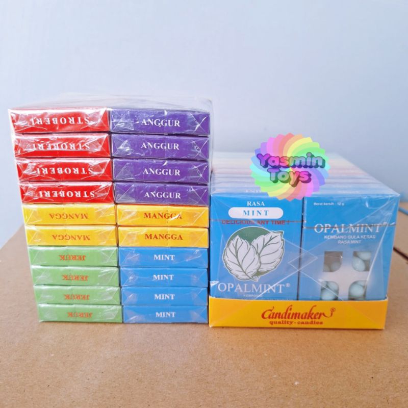 Jual Permen opal fruit /permen jadul isi 20kotak kecil | Shopee Indonesia