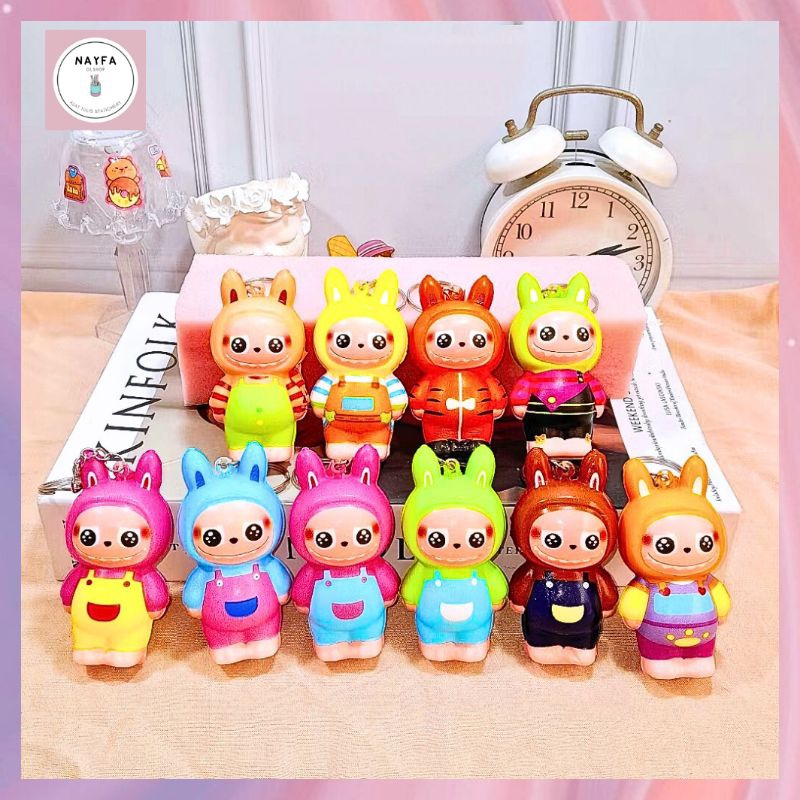 Jual Gantungan Kunci Squishy Labubu - Keychain Karakter Viral Lisa ...