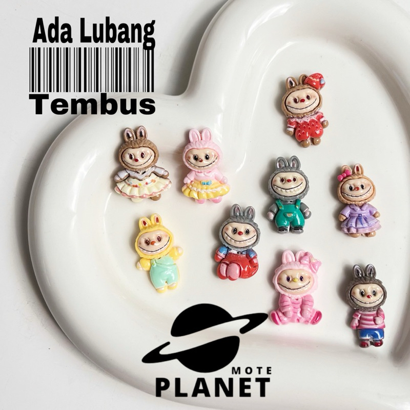 Jual Resin Clay Labubu Popmart Lubang Tembus (5pcs) | Shopee Indonesia