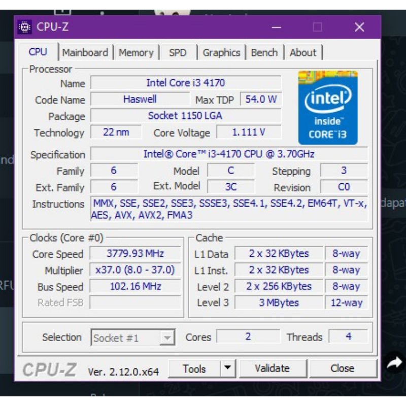 Jual Prosesor Intel i3-4170 | Shopee Indonesia