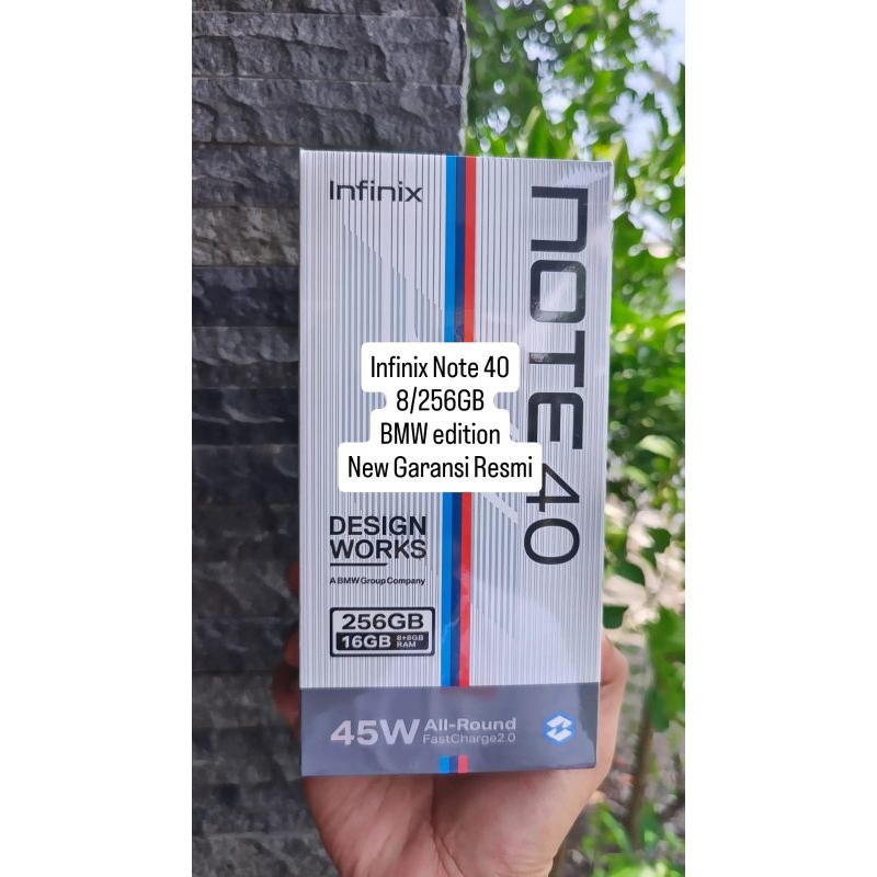 Jual Infinix Note 40 8/256GB BMW Edition New Garansi Resmi | Shopee ...