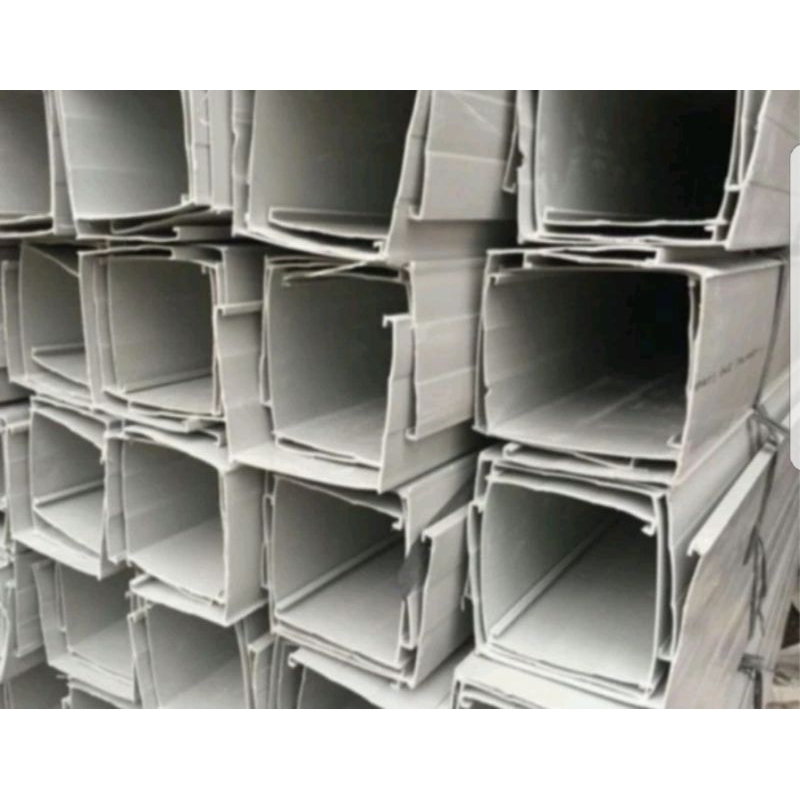 Jual Talang Air PVC Kotak Putih 4" 4 Inch 1meter 1mtr 1m | Shopee Indonesia