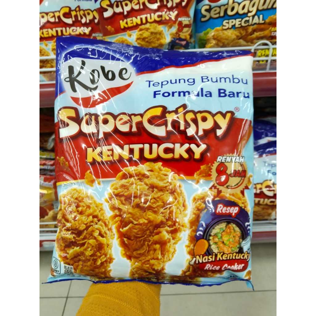 Jual Kobe Tepung Bumbu Kentucky Super Crispy 850gr / Tepung Bumbu Super ...
