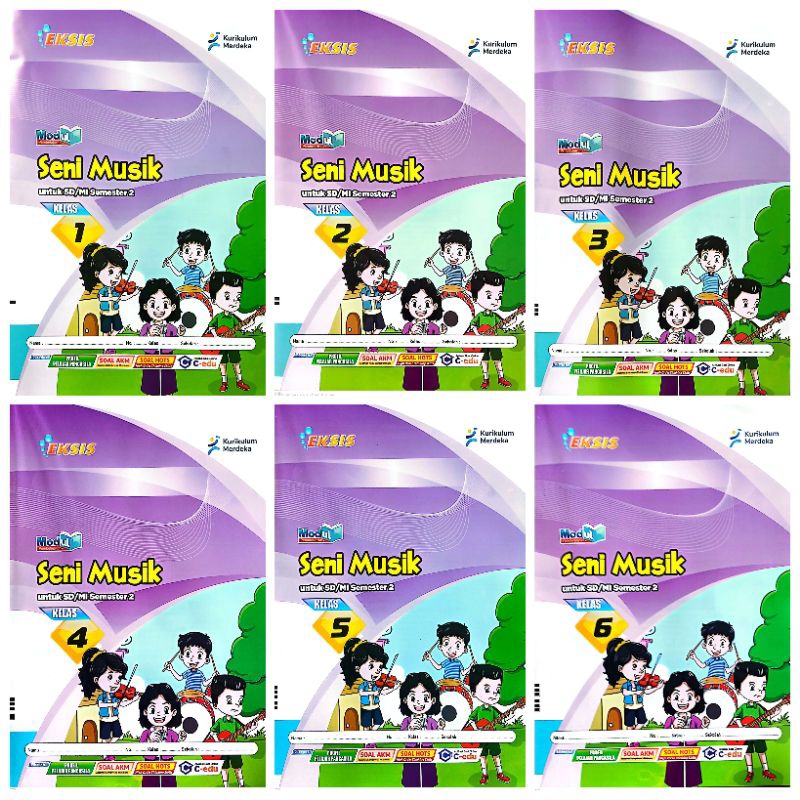 Jual BUKU LKS EKSIS KURMER SD MI SENI MUSIK KELAS 1 2 3 4 5 6 KURIKULUM MERDEKA SEMESTER 2 GENAP ...