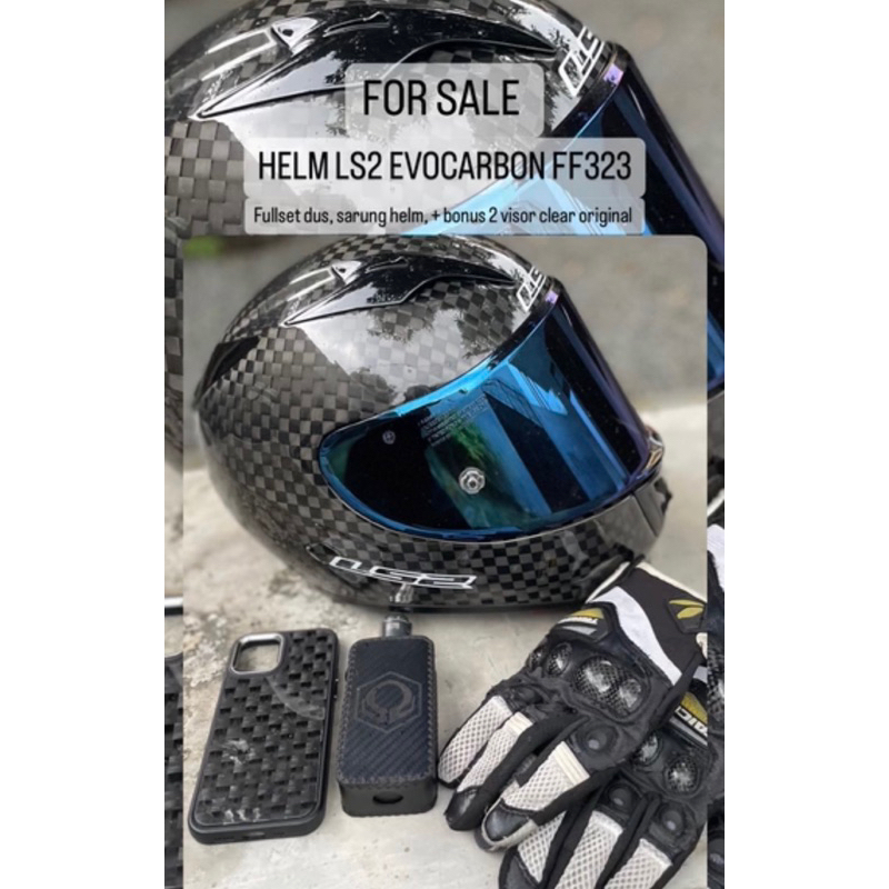 Jual Helm LS2 FF323 Arrow Carbon / helm carbon | Shopee Indonesia