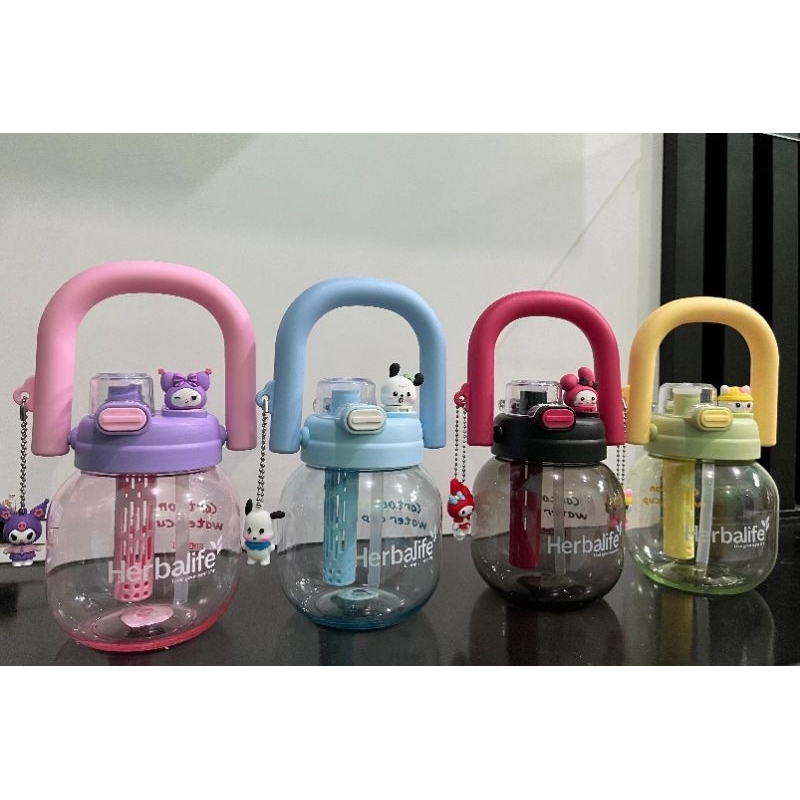 Jual Botol minum karakter Sanrio Botol minum bulat infused 2 cara minum ...