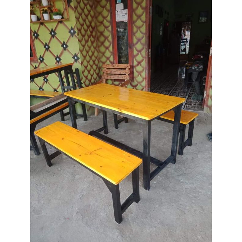 Jual meja makan meja cafe meja warkop serbaguna meja bakso dll | Shopee ...