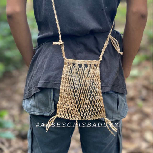 Jual tas koja baduy tas selempang kulit kayu ukuran kecil | Shopee ...