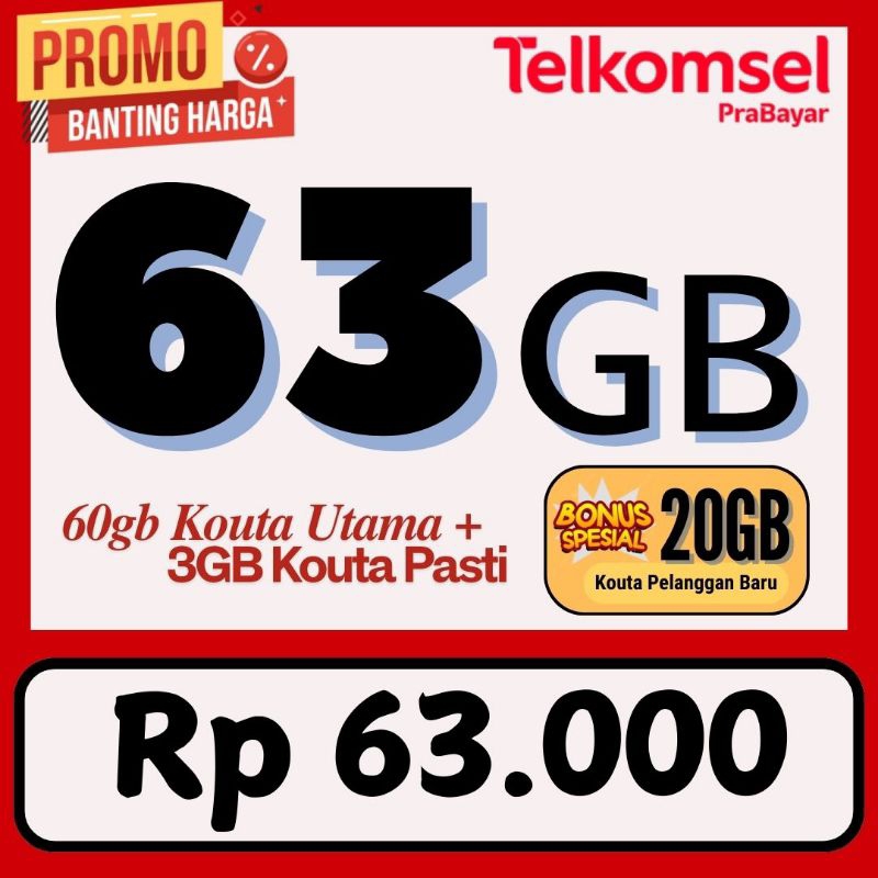 Jual Kartu Perdana Internet Lite Compete 63GB Zona Kalimantan | Shopee Indonesia