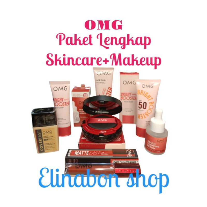Jual OMG Paket Lengkap Skincare+Makeup | Shopee Indonesia