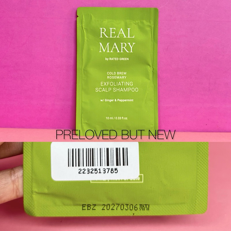Jual [NEW] REAL MARY Cold Brew Rosemary Exfoliating Scalp Shampoo with ...