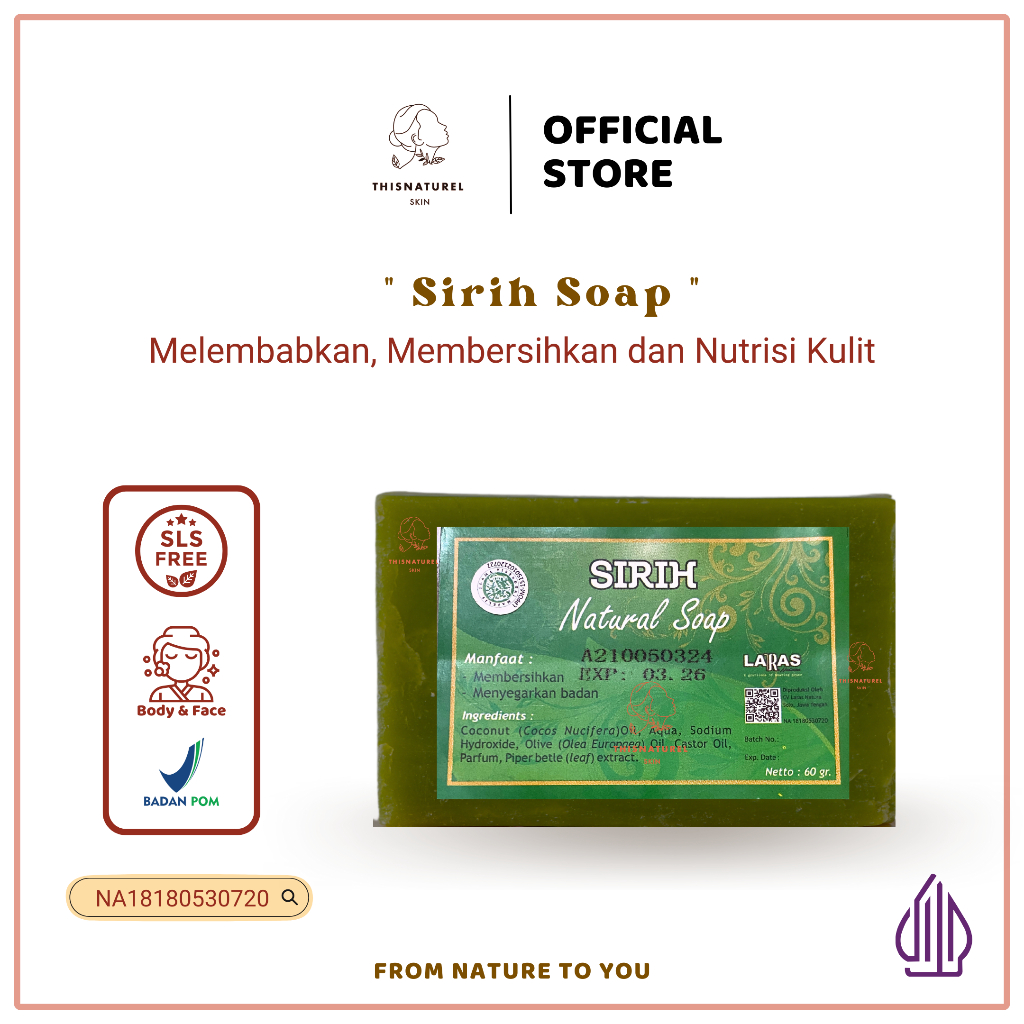 Jual Sabun Sirih - Sabun Natural Herbal BPOM - Sabun Penghilang Bau ...