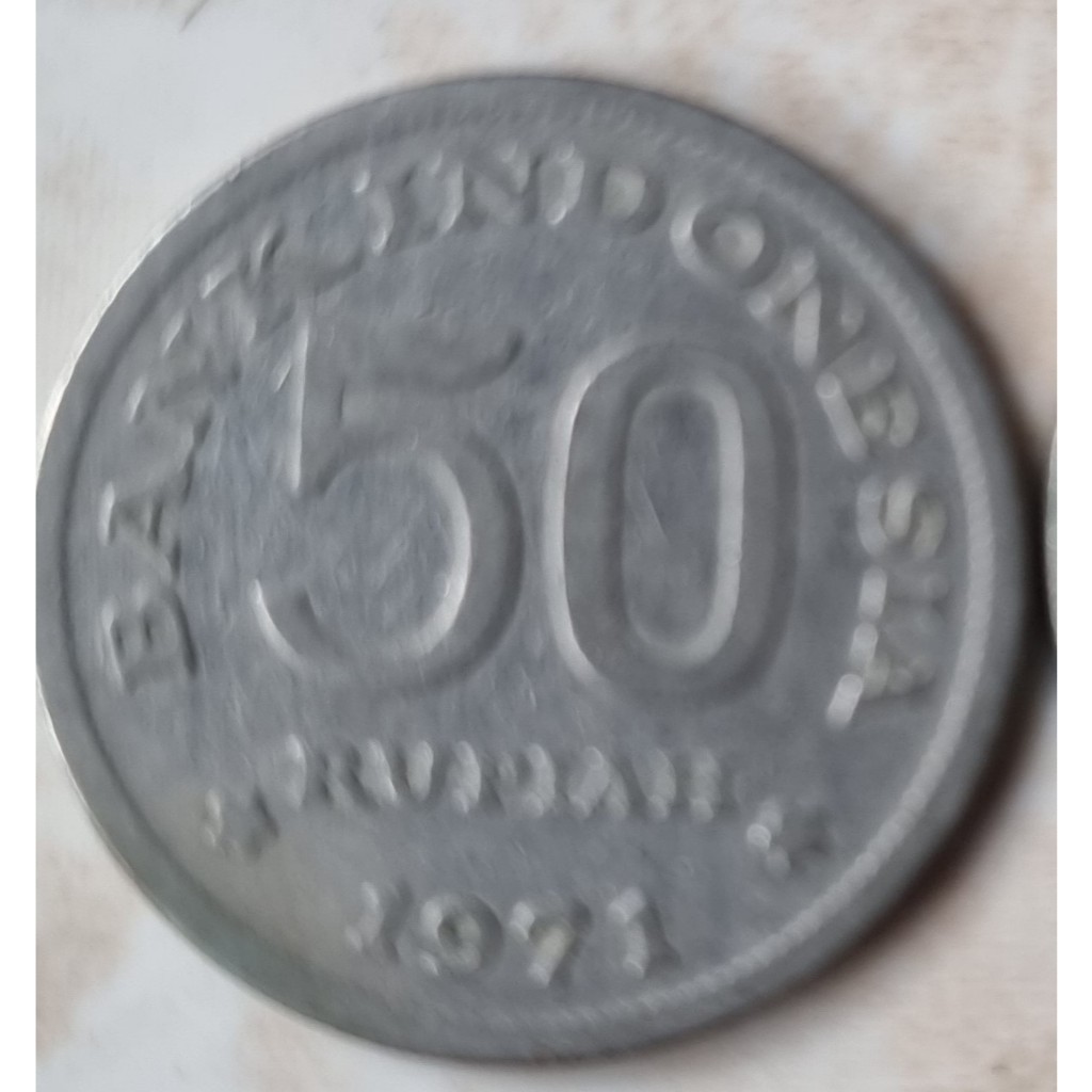 Jual SP066 - Uang koin kuno 50 rupiah tahun 1971 (per 5 koin) | Shopee Indonesia