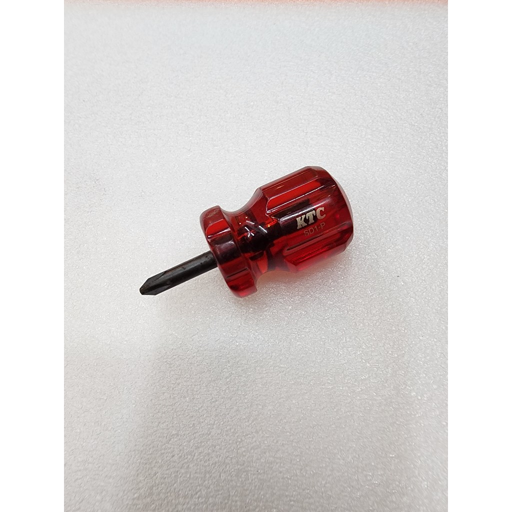 Jual KTC Resin handle stubby driver cross SD1-P Stubby Ples Obeng Cebol Ples | Shopee Indonesia