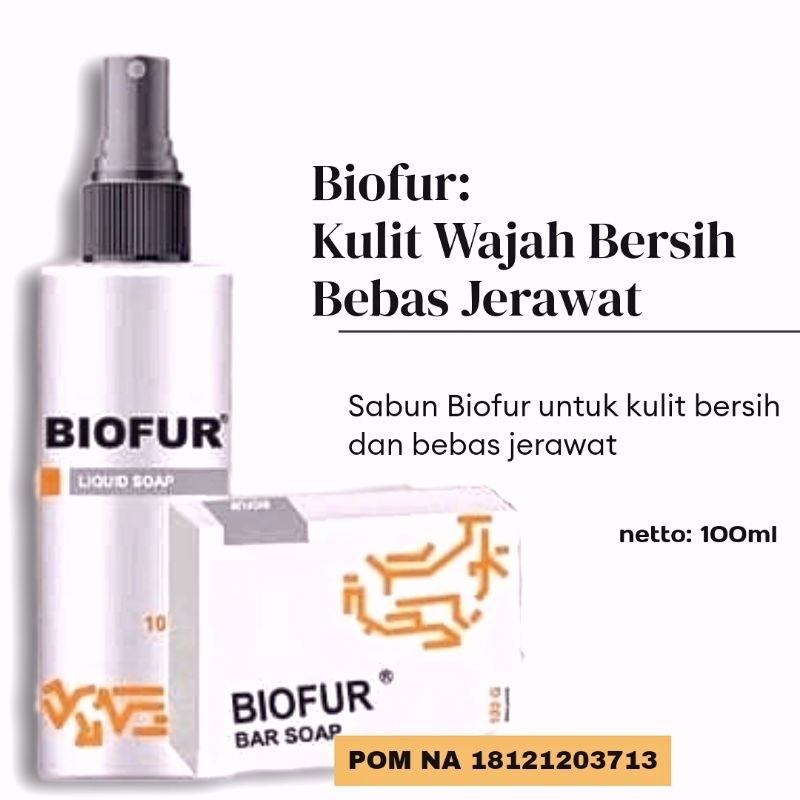 Jual Sabun Biofur Bar Soap 100gr & Liquid Soap 100ml Original | Shopee ...