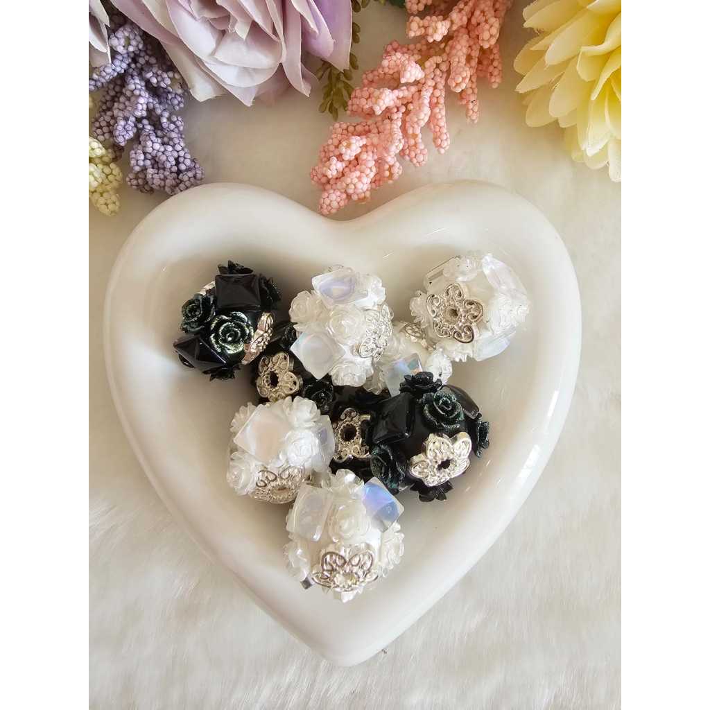 Jual Mote Manik Fancy Flower Indian Rose Beads | Shopee Indonesia