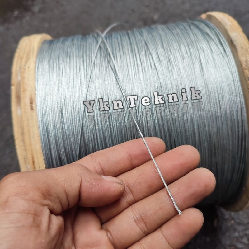 Jual Kawat Seling Baja 1mm 2mm 3mm 4mm 5mm 6mm 8mm Tali Kawat Sling Baja Galvanis | Shopee Indonesia