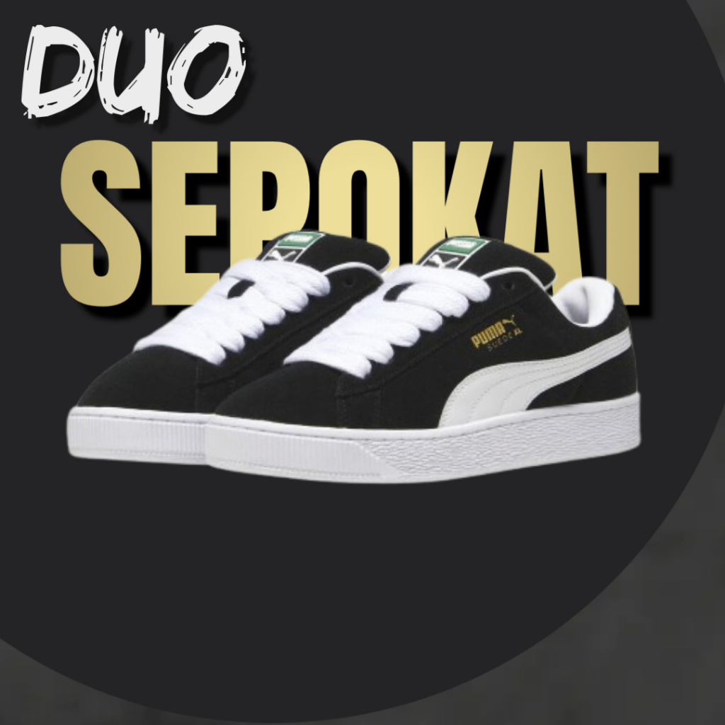 Jual SEPATU UNISEX PUM4 SUEDE XL CLASSIC BLACK WHITE NBIB GRADE PREMIUM SNEAKERS CASUAL PRIA ...