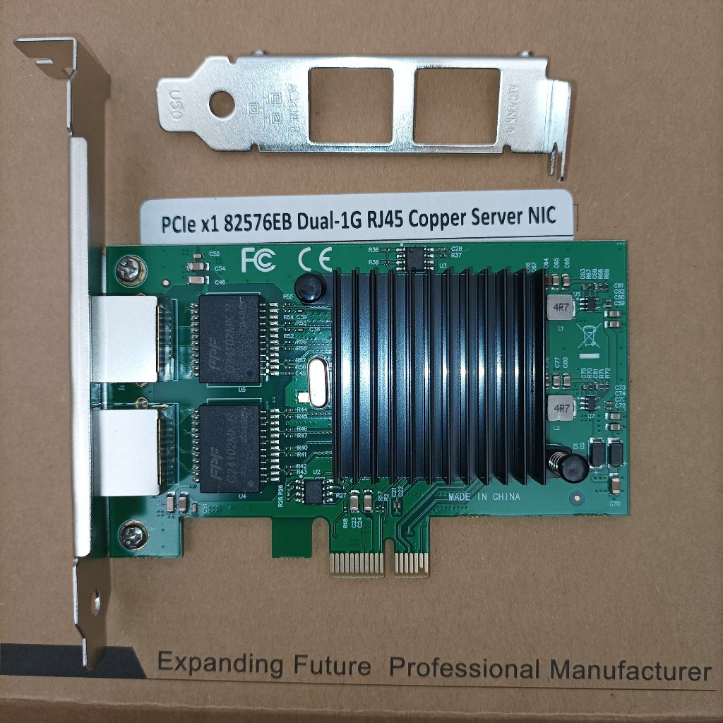 Jual MIKROTIK lan card dual port gigabit intel 82576 | Shopee Indonesia