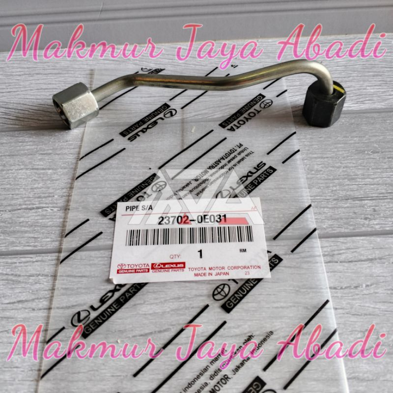 Jual PIPA INJEKTOR PIPA SELANG SOLAR ASLI TOYOTA INNOVA REBORN FORTUNER ...