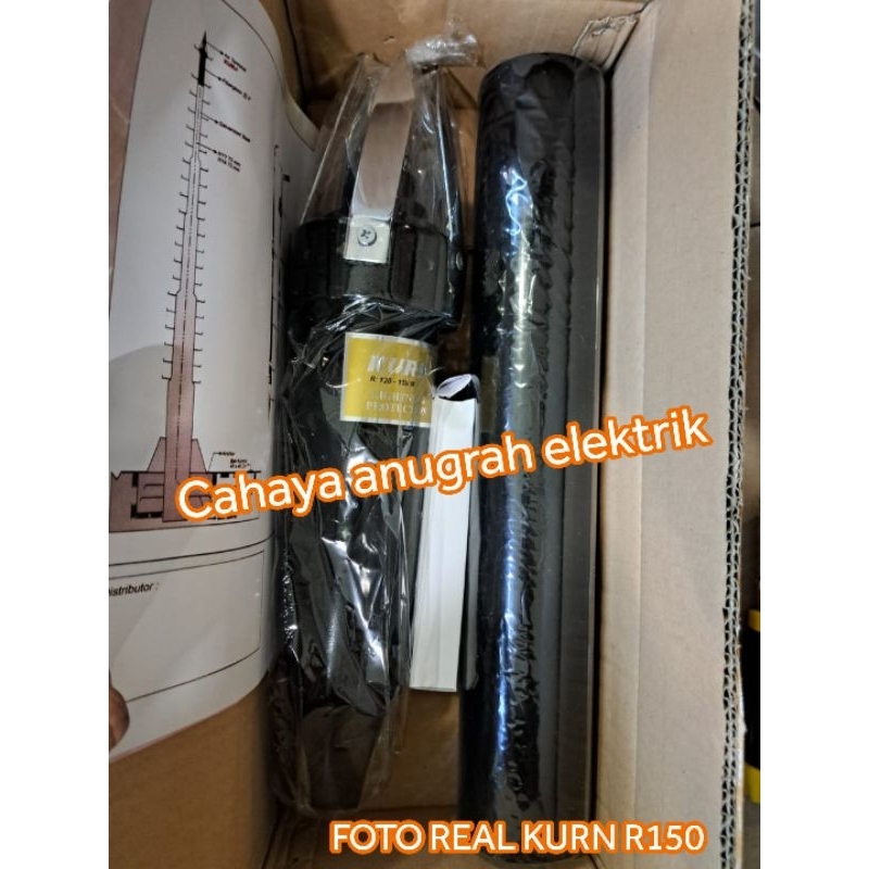 Jual Penangkal petir Kurn R150 asli Anti petir merk kurn Radius 150 ...