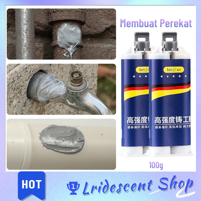 Jual LRI Lem AB Epoxy Kuat Penambal Besi Steel Metal Buat Tangki Motor ...