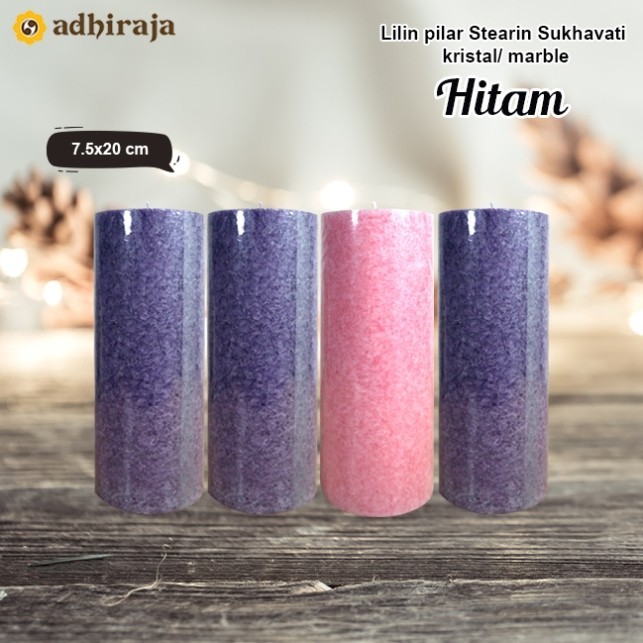 Jual Lilin Advent Adven Doa Natal Stearin Candle Marble Sukhavati 20cm ...