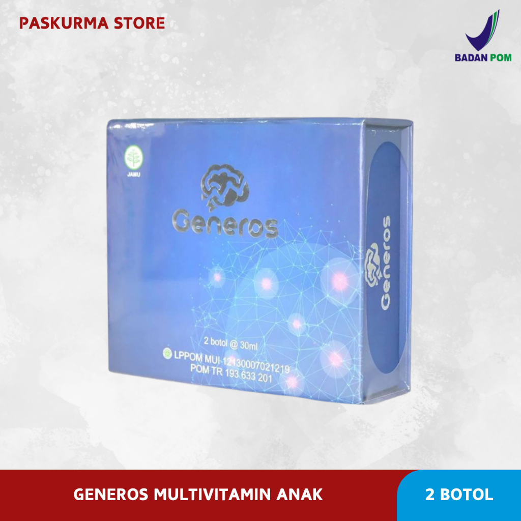 Jual GENEROS NUTRISI KECERDASAN OTAK ANAK 1 BOX | Shopee Indonesia