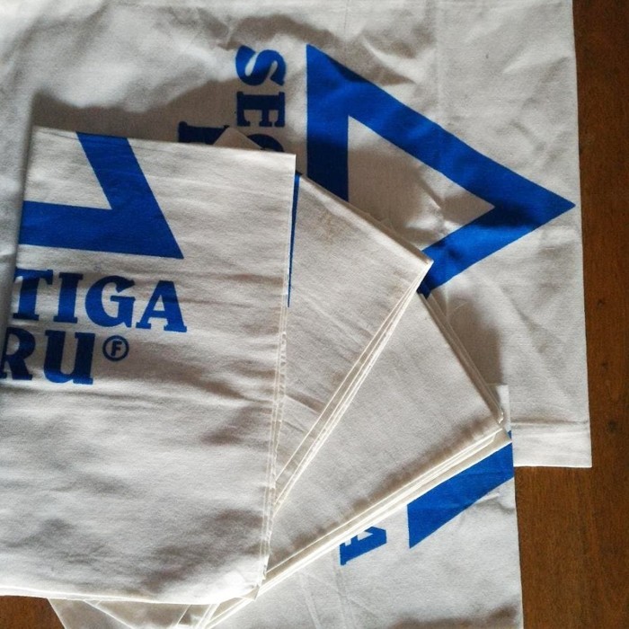 Jual Karung Gandum Segitiga Biru Karung Goni Bahan Diy Tas Mpls Bahan ...