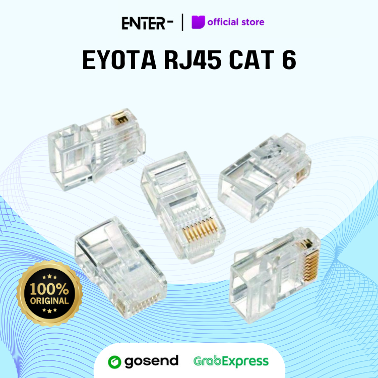 Jual EYOTA RJ45 CAT 6 isi 50 pcs | Shopee Indonesia