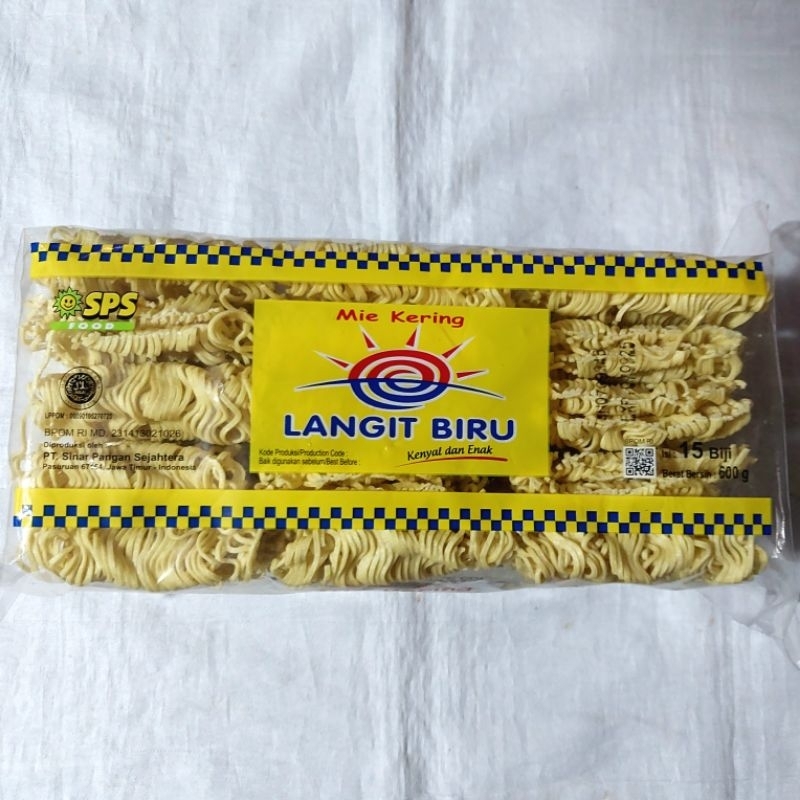 Jual MIE KERING LANGIT BIRU 600g (Isi 15 biji) | Shopee Indonesia