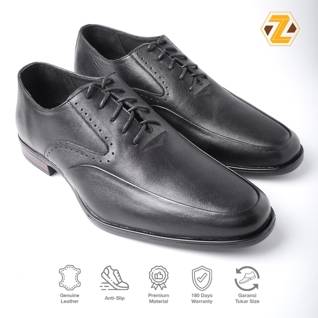 Jual Zeger Sepatu Kulit Formal Pria - Magni 506 | Shopee Indonesia