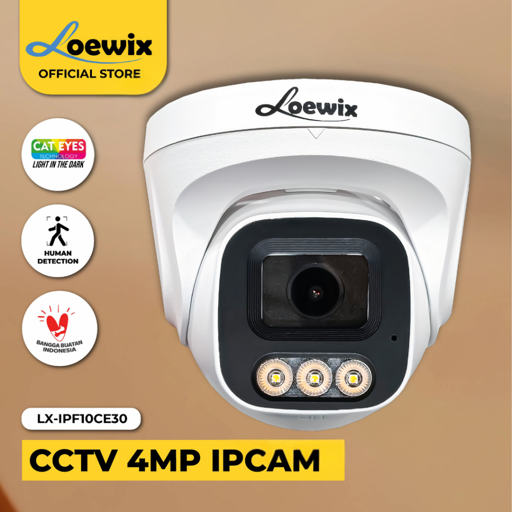 Jual LOEWIX CCTV Kamera Pengawas Indoor 4MP IP Camera - Infrared ...