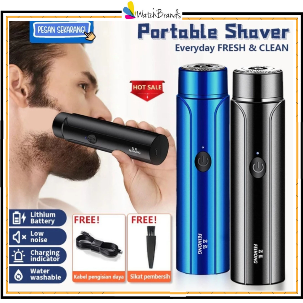 Jual WBS Alat Cukur Jenggot Elektrik Portable Shaver Pencukur Bulu ...