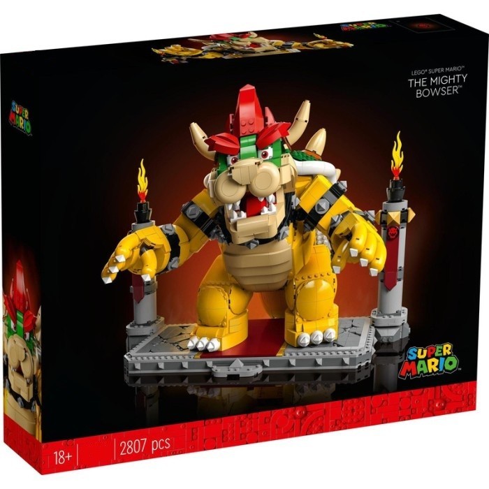 Jual Brick Super Mario 71411 The Mighty Bowser Building Block Bricks ...