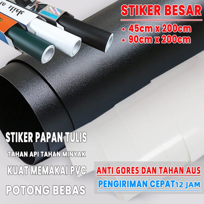 Jual 【Barang spot】sticker papan tulis Stiker Dinding Papan Tulis papan ...