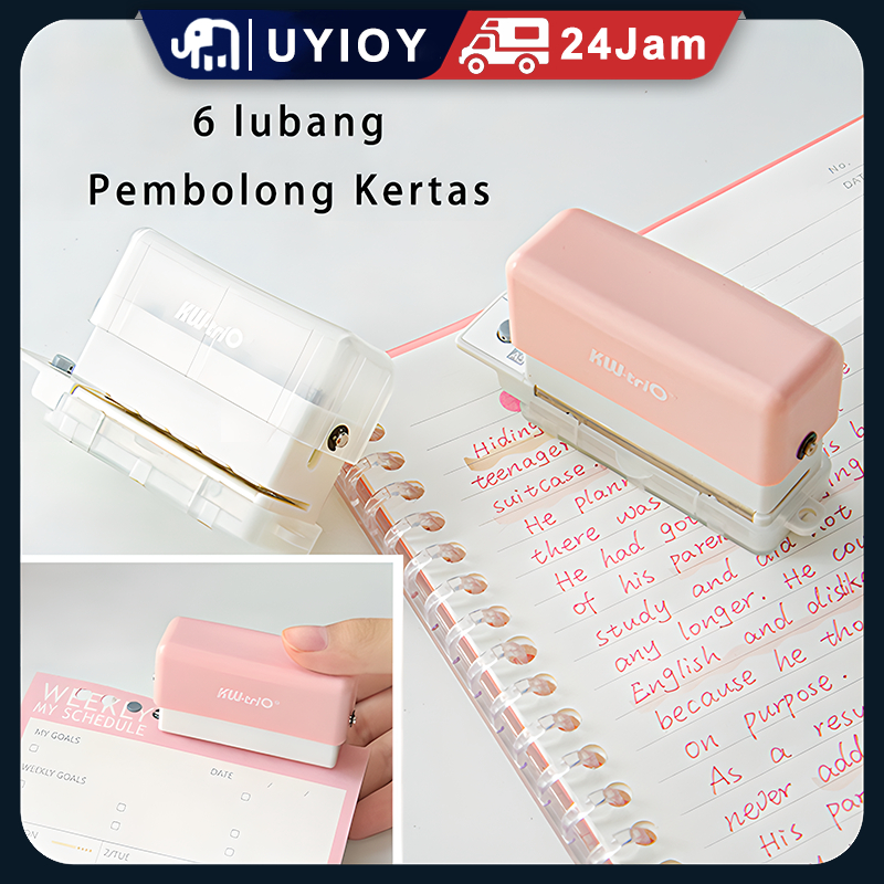 Jual pembolong kertas mini/pembolong kertas /A4 A5 B5 6 lubang Mini ...