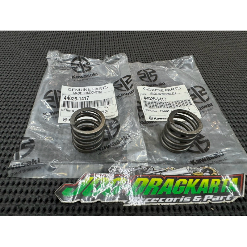 Jual PER SULING SHOCKBREAKER SHOCK DEPAN NINJA 150 RR NEW OLD ORIGINAL KAWASAKI 44026-1417 HARGA ...