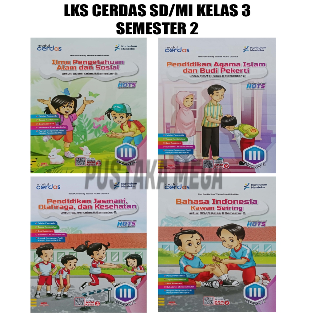 Jual Buku Latihan ( LKS ) CERDAS Kelas 3 - Semester 2 - KUR.MERDEKA ...