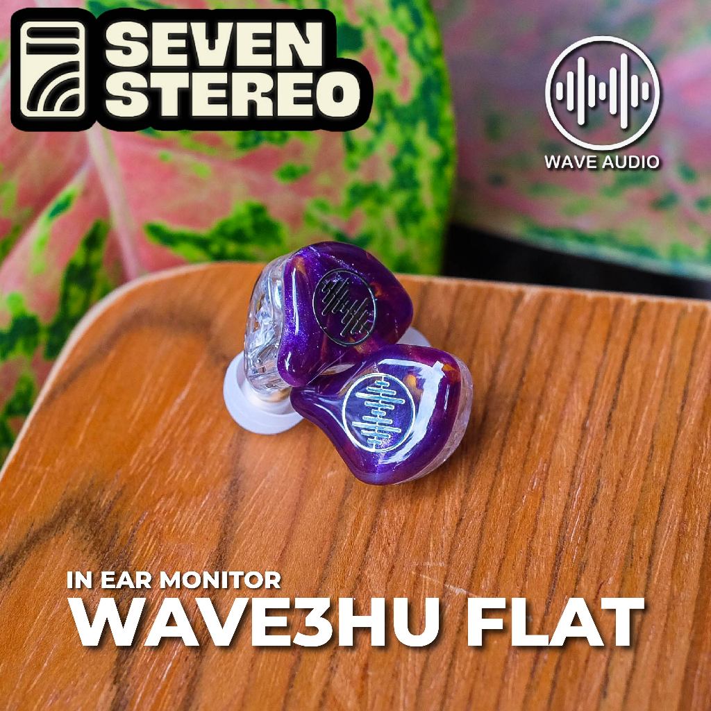 Jual WAVE3HU WAVE 3HU IEM Flat In Ear Monitor Panggung Triple Driver ...