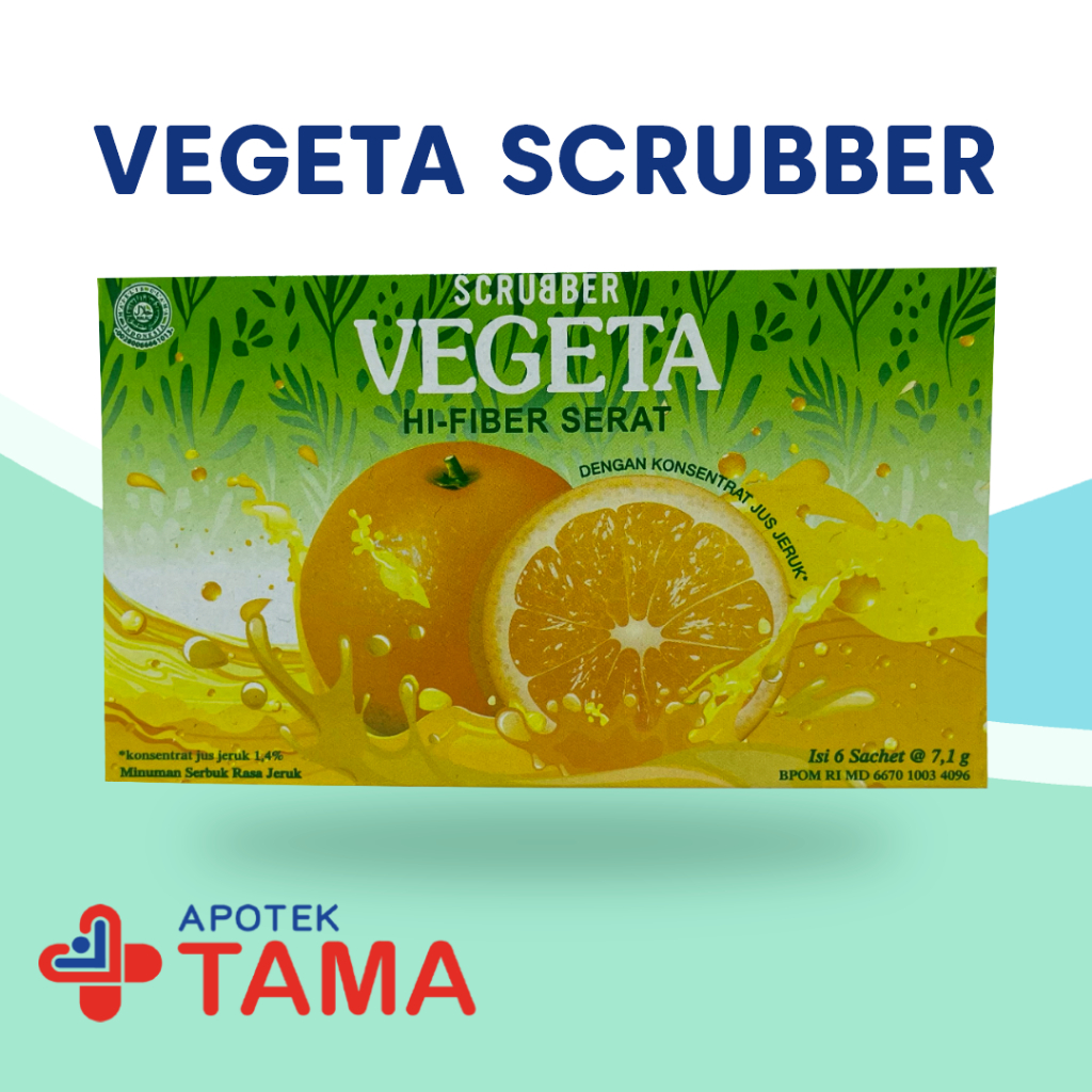 Jual Vegeta Scrubber Box Isi 6 sachet | Shopee Indonesia